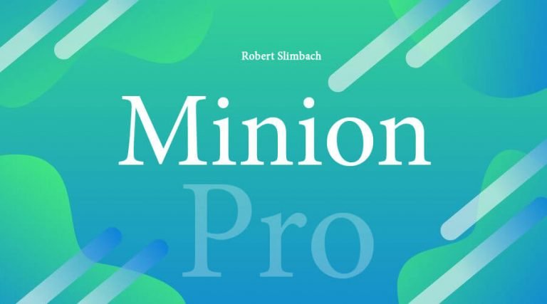 Minion Pro Font Free Download