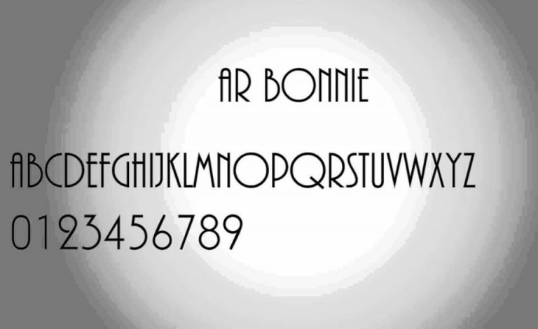 Ar Bonnie Font Free Download