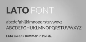 Lato Font Free Download