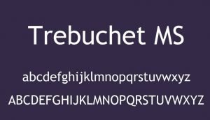Trebuchet Font Free Download