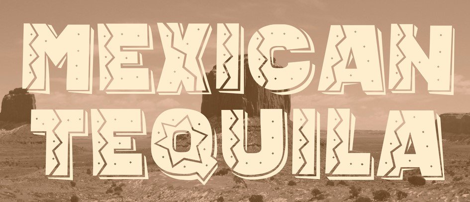 Mexican Tequila Font Free Download