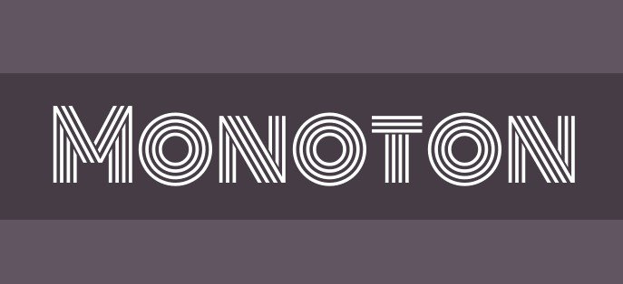 Monoton Font Free Download