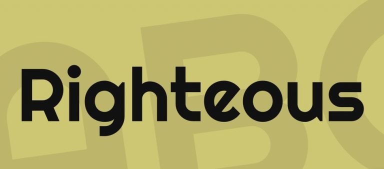 Righteous Font Free Download