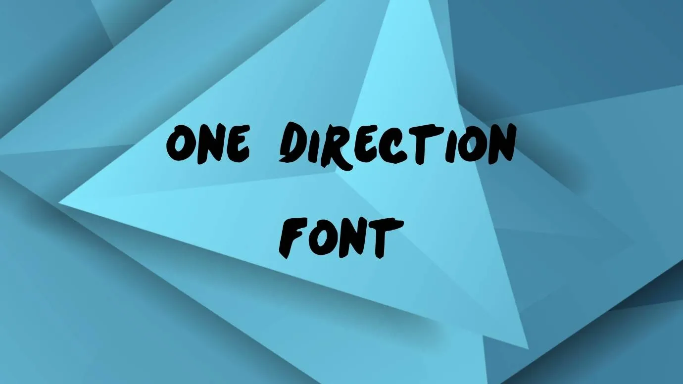 One Direction Font Free Download