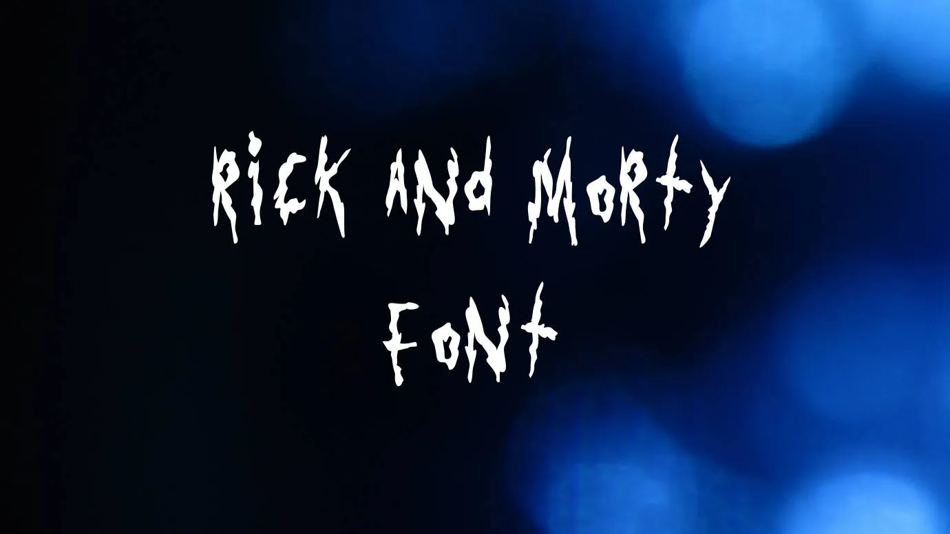 Rick And Morty Font Free Download