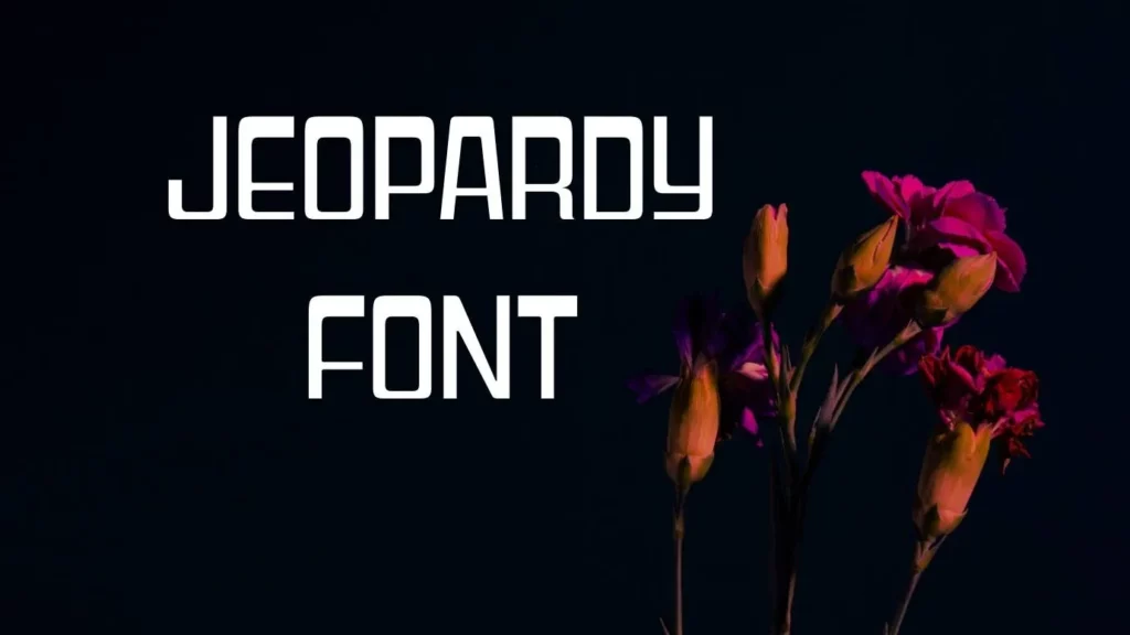 Jeopardy Font Free Download