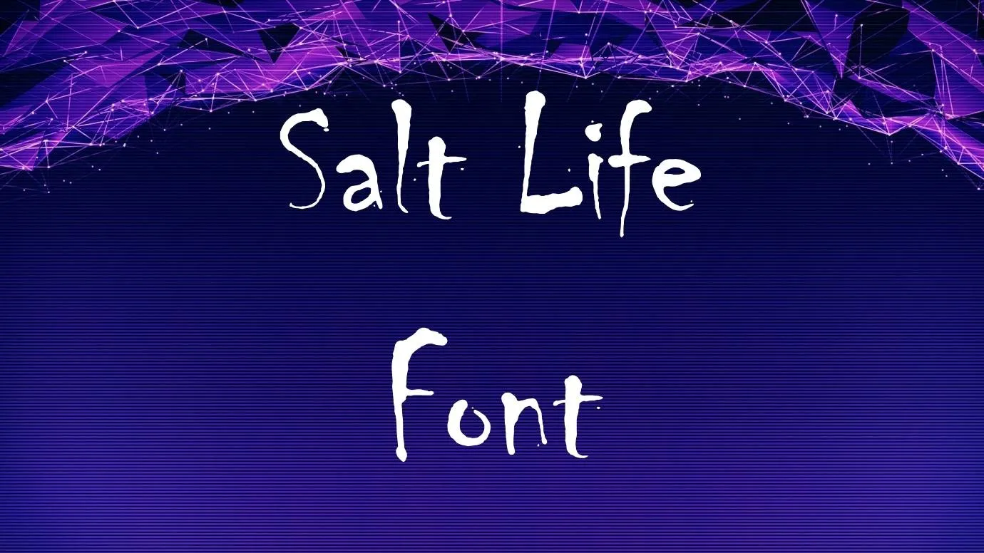 Salt Life Font Free Download