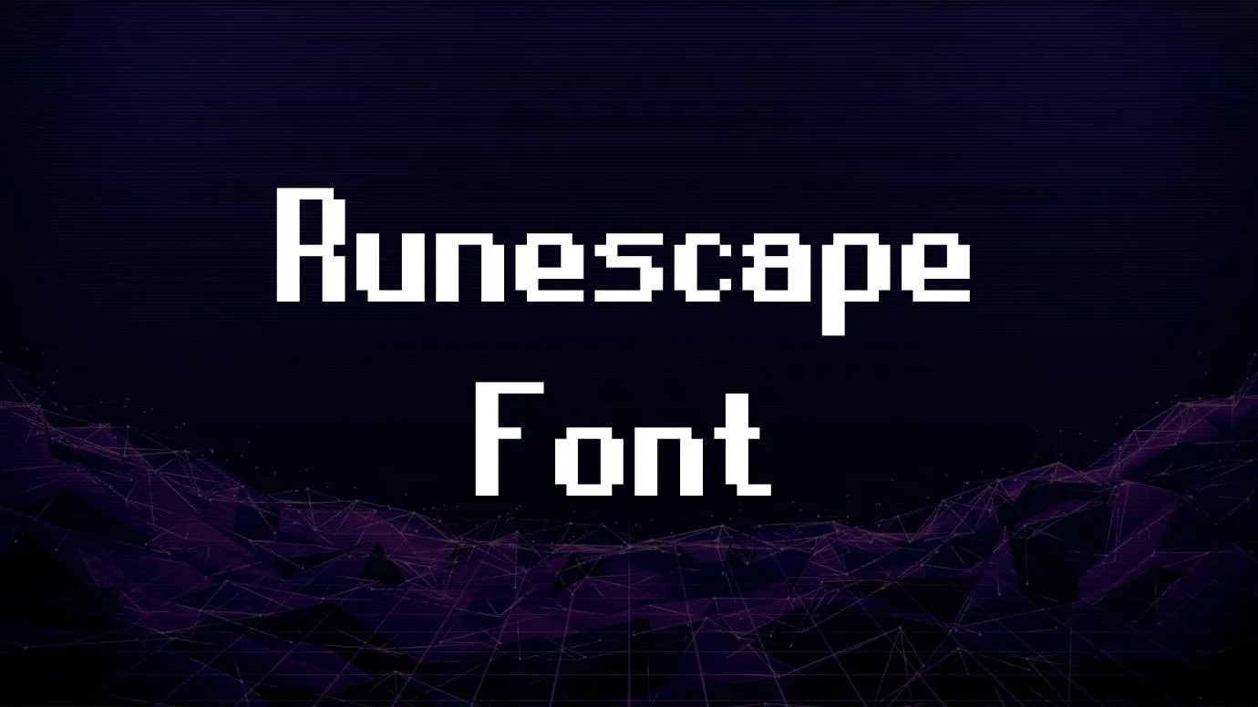Runescape Font Free Download