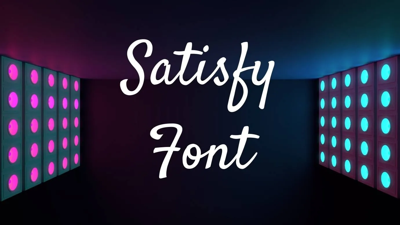 Satisfy Font Free Download