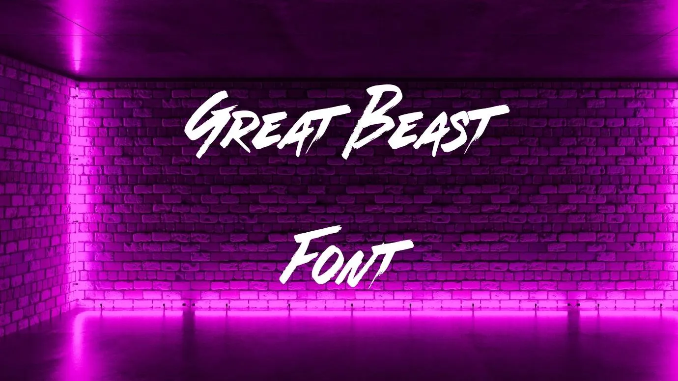 Great Beast Font Free Download
