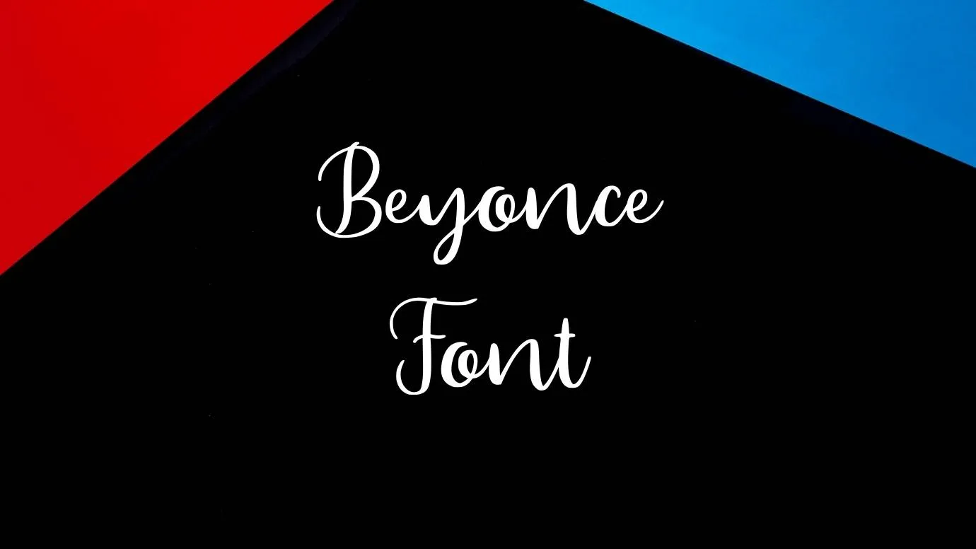 Beyonce Font Free Download