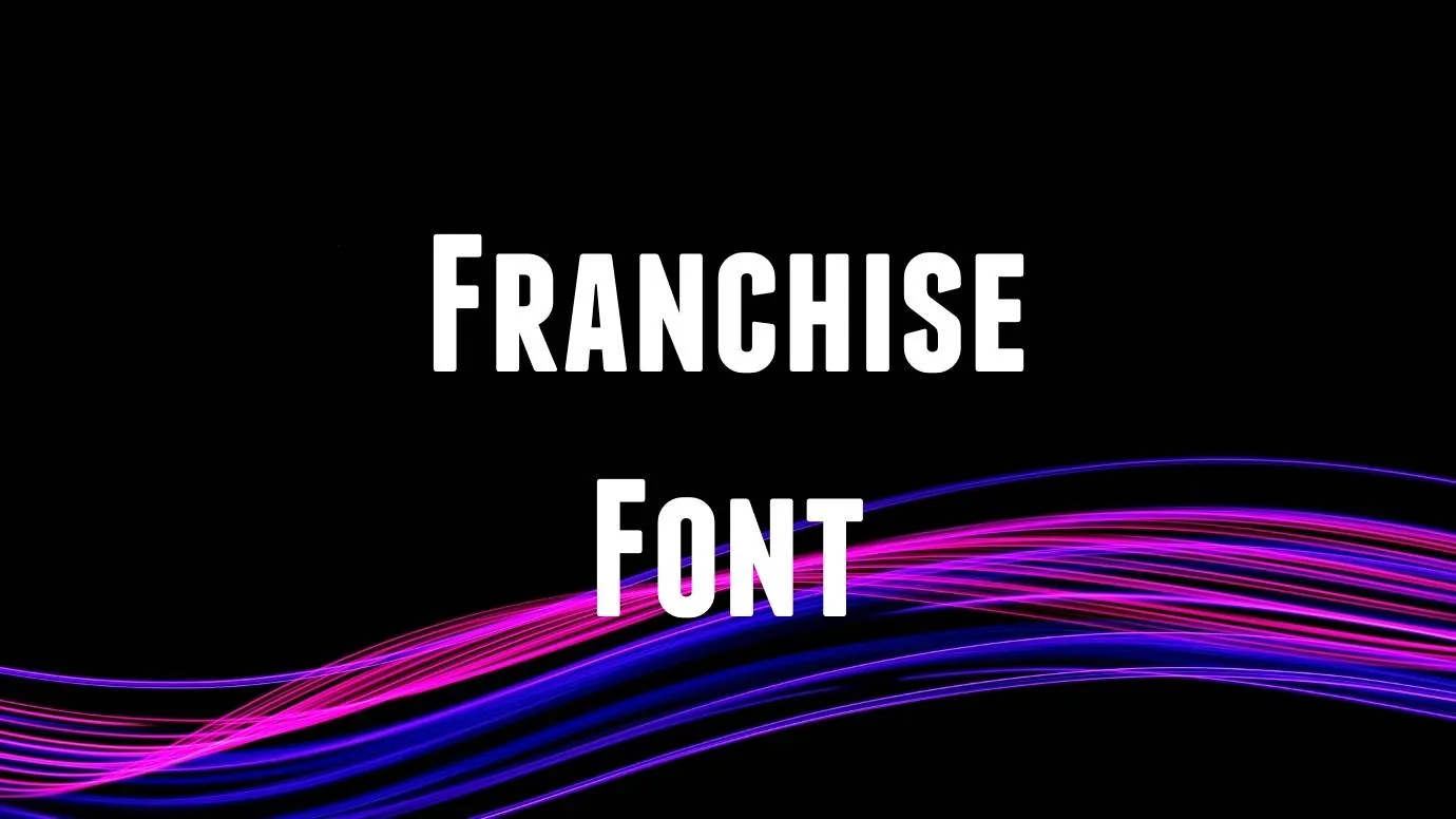 Franchise Font Free Download