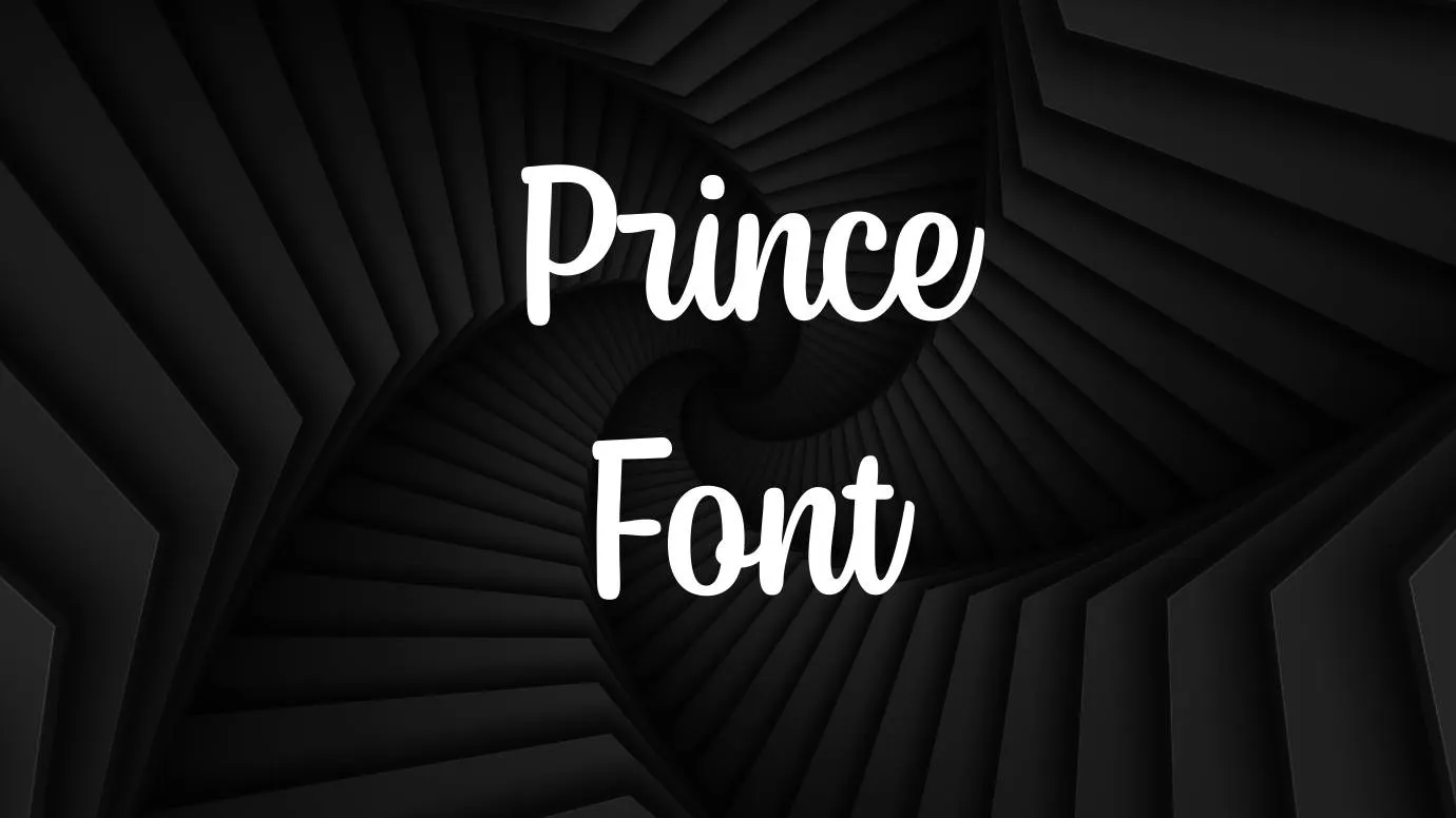 Prince Font Free Download