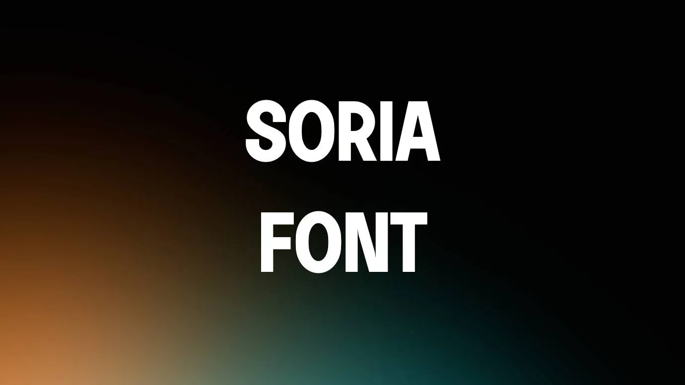 Soria Font Free Download