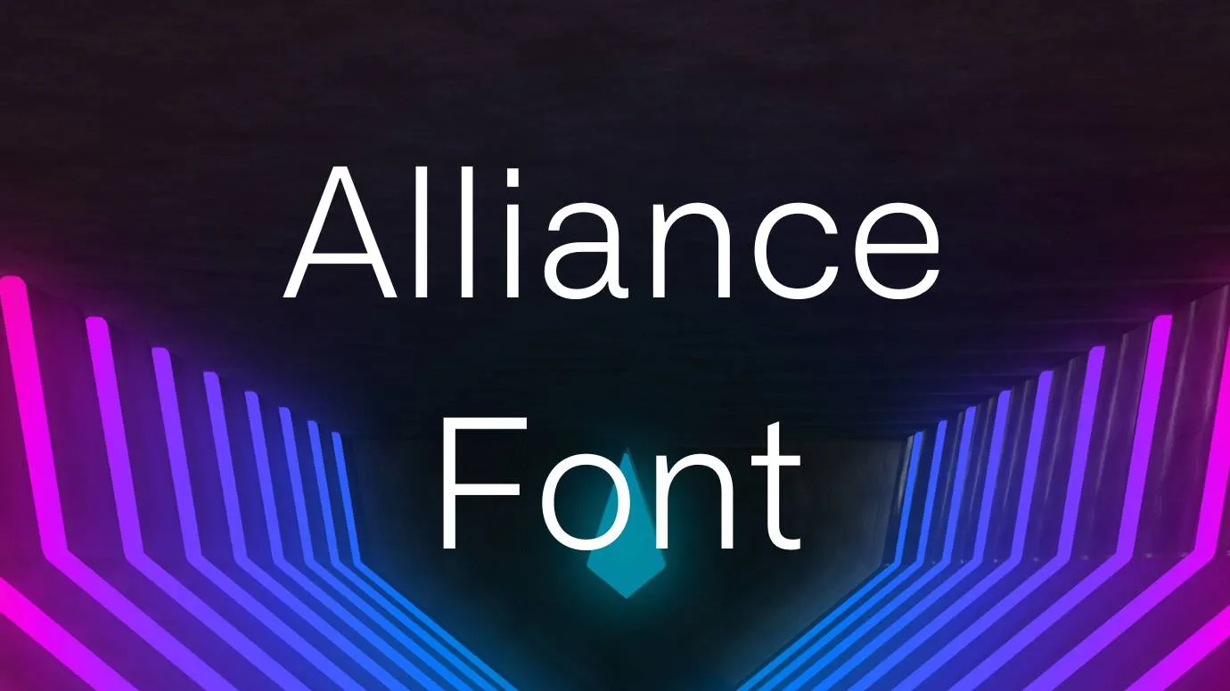 Alliance Font Free Download