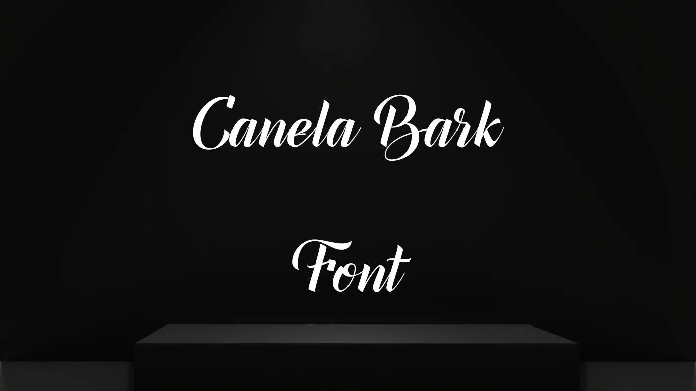 Canela Bark Font Free Download