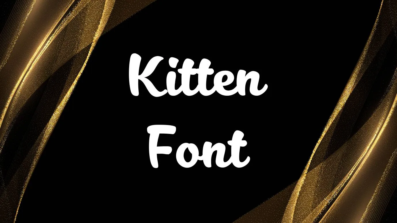 Kitten Font Free Download