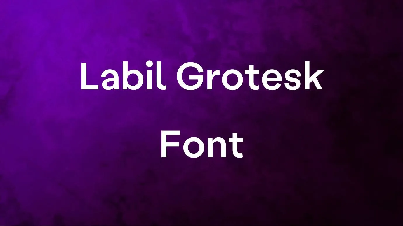 Labil Grotesk Font Free Download