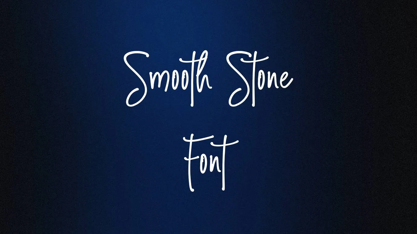 Smooth Stone Font Free Download