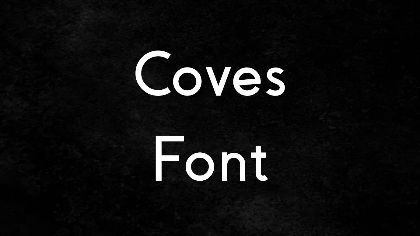 Coves Font Free Download