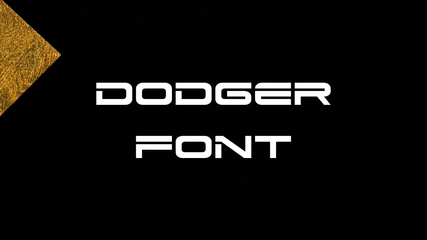 Dodgers Font Free Download