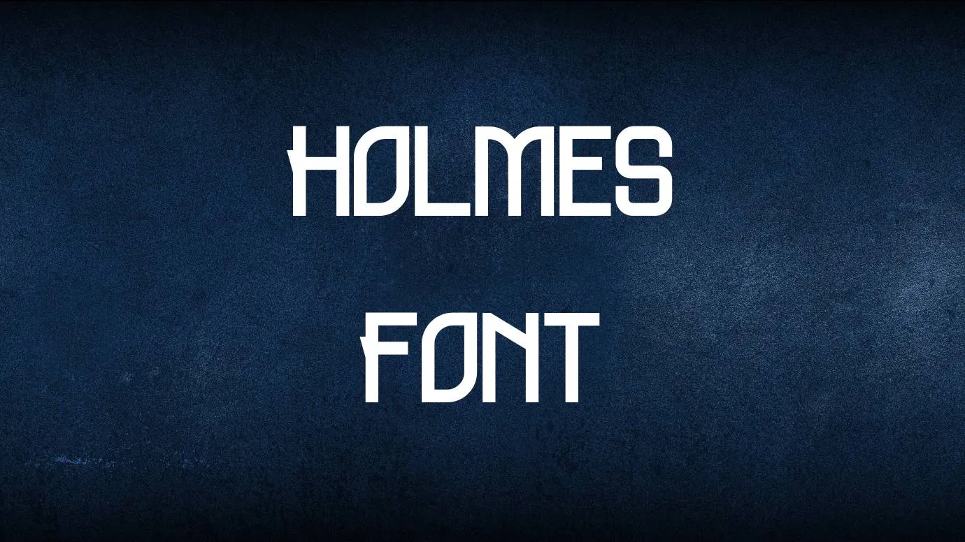 Holmes Font Free Download