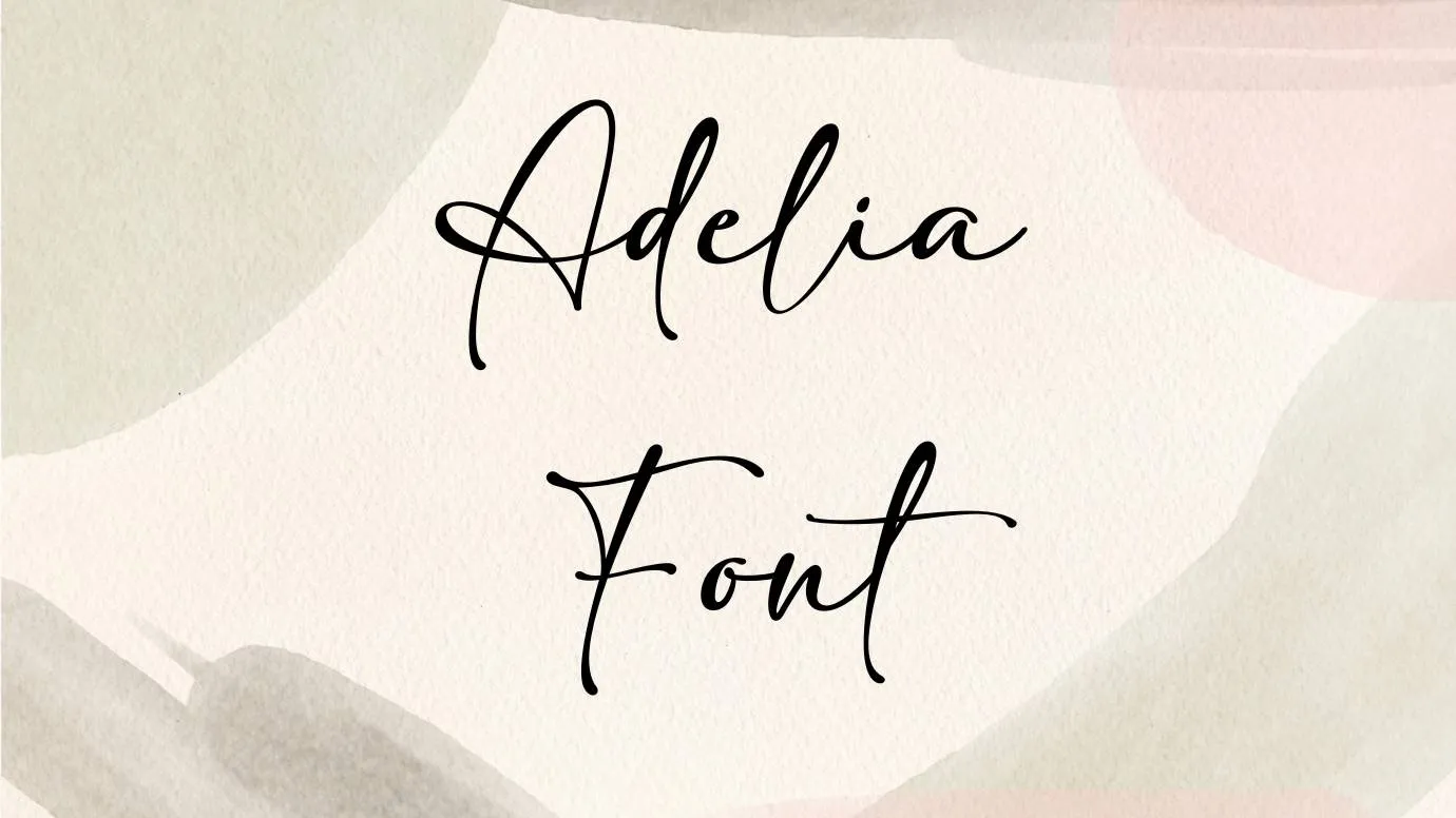 Adelia Font Free Download