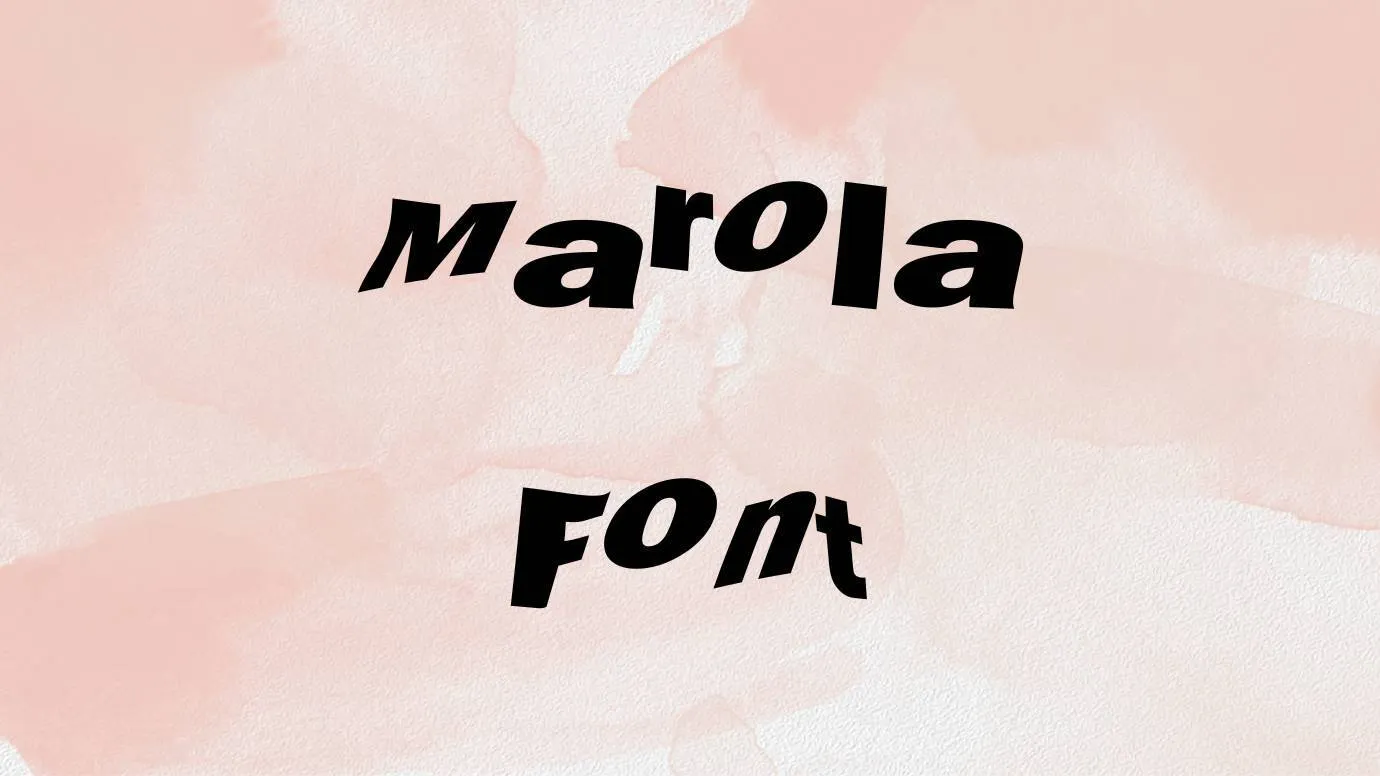 Marola Font Free Download
