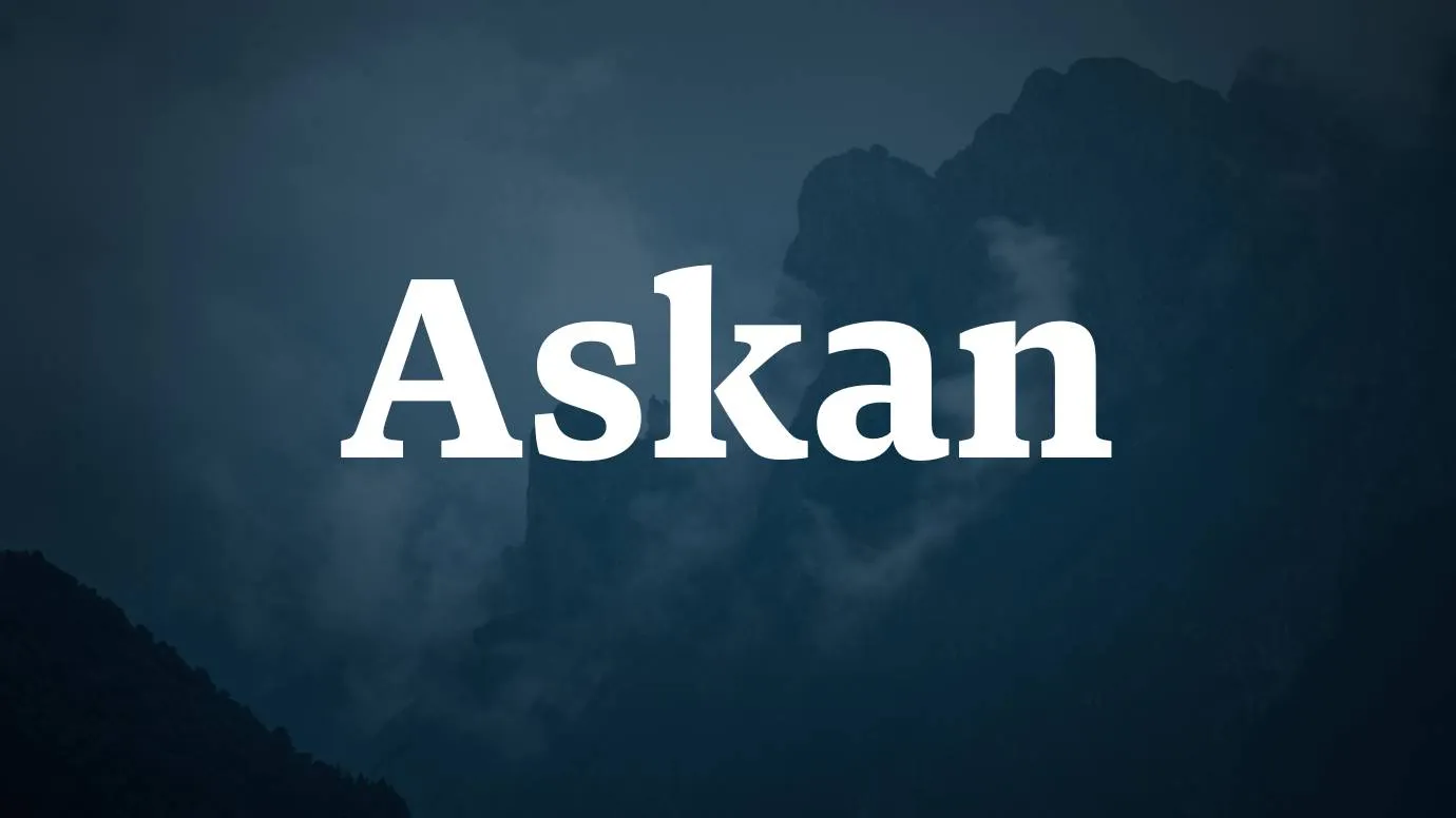Askan Font Free Download