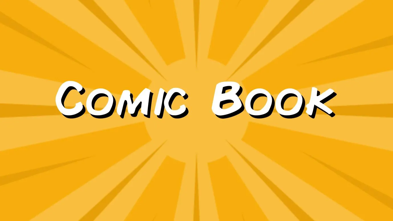 Comic Book Font Free Download