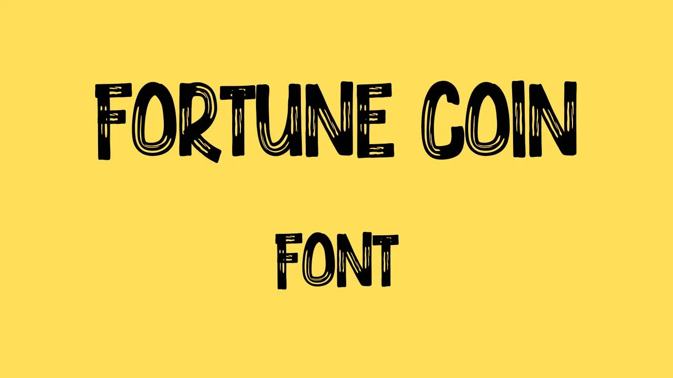 Fortune Coin Font Free Download