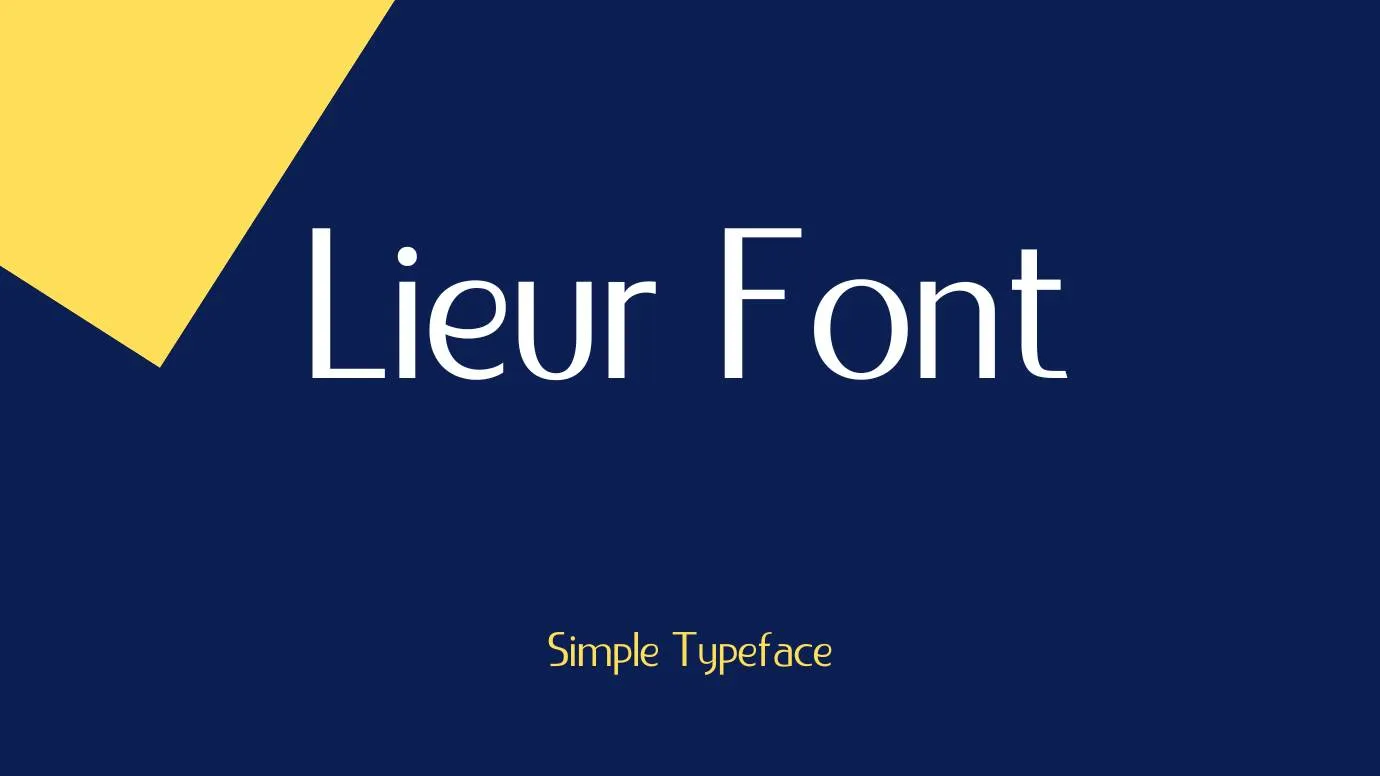 Lieur Font Free Download
