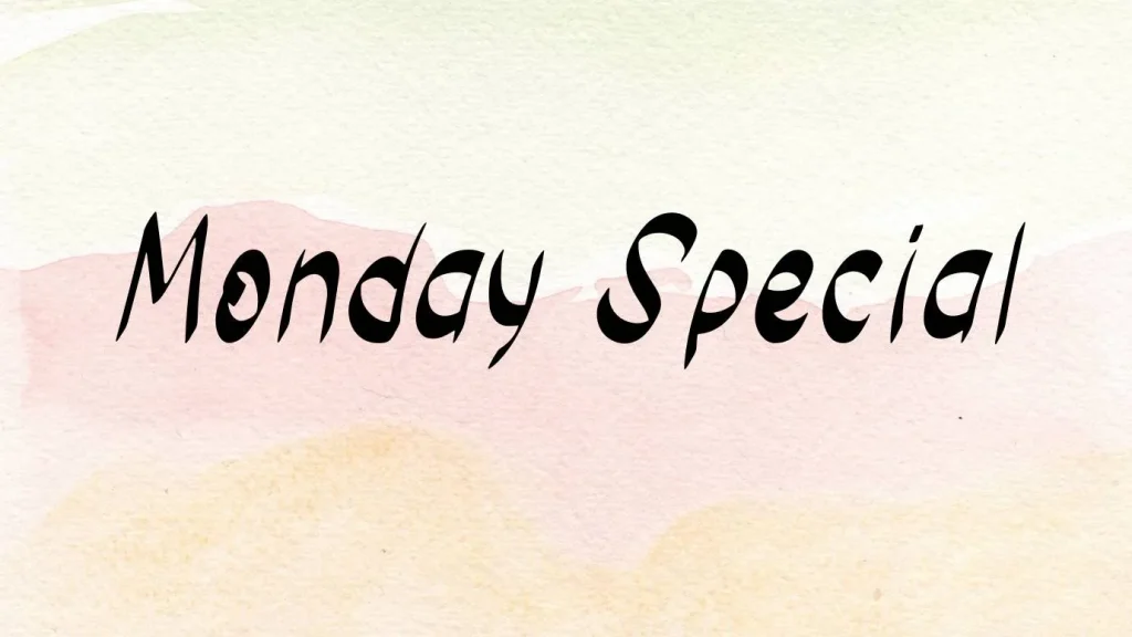 Monday Special Font Free Download