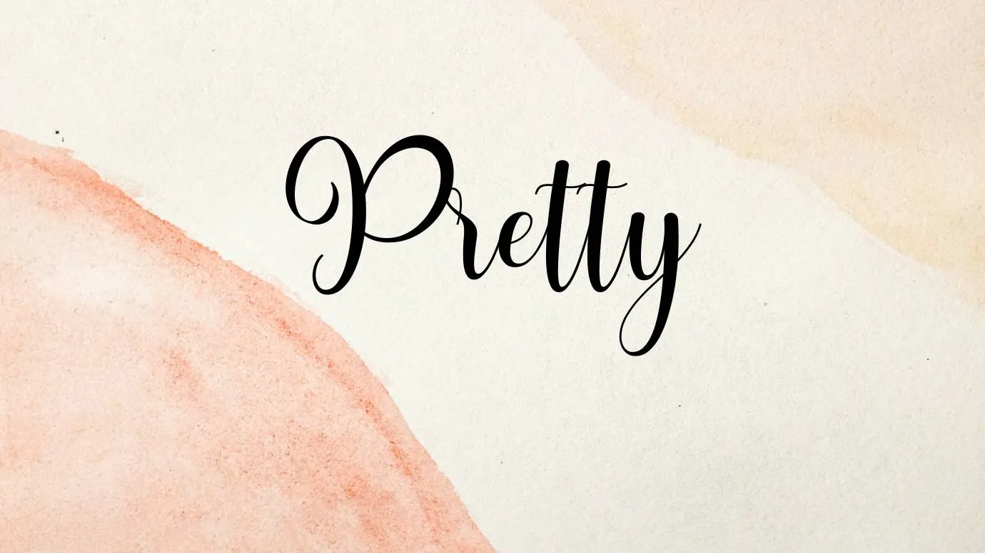Pretty Font Free Download