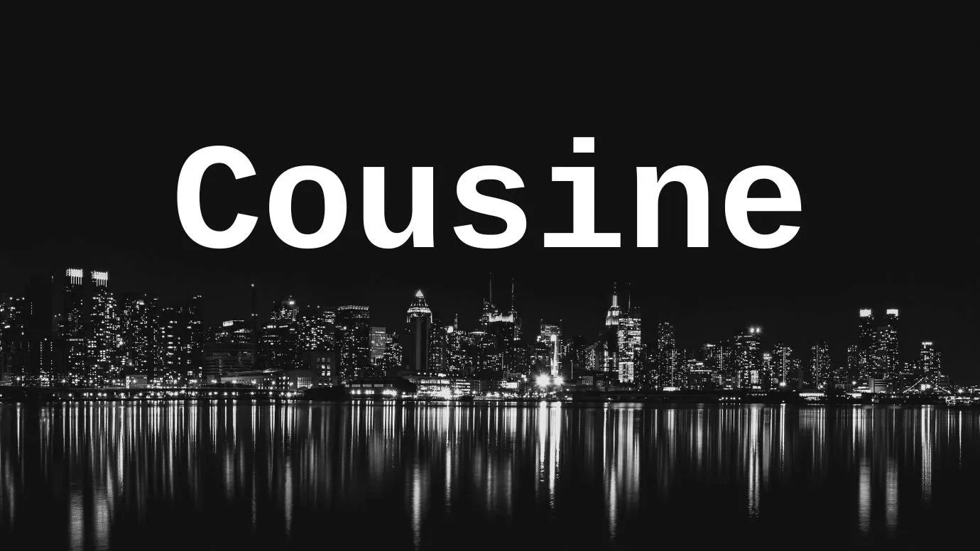 Cousine Font Free Download
