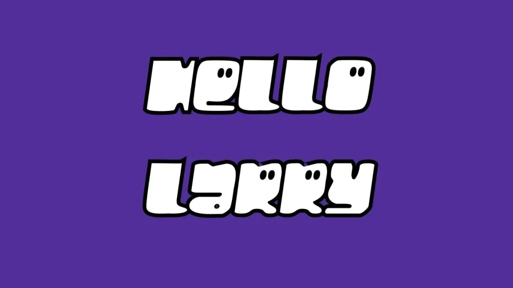 Hello Larry Font Free Download