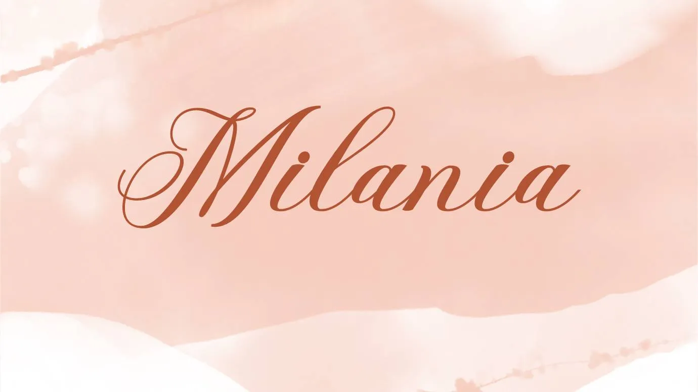 Milania Font Free Download