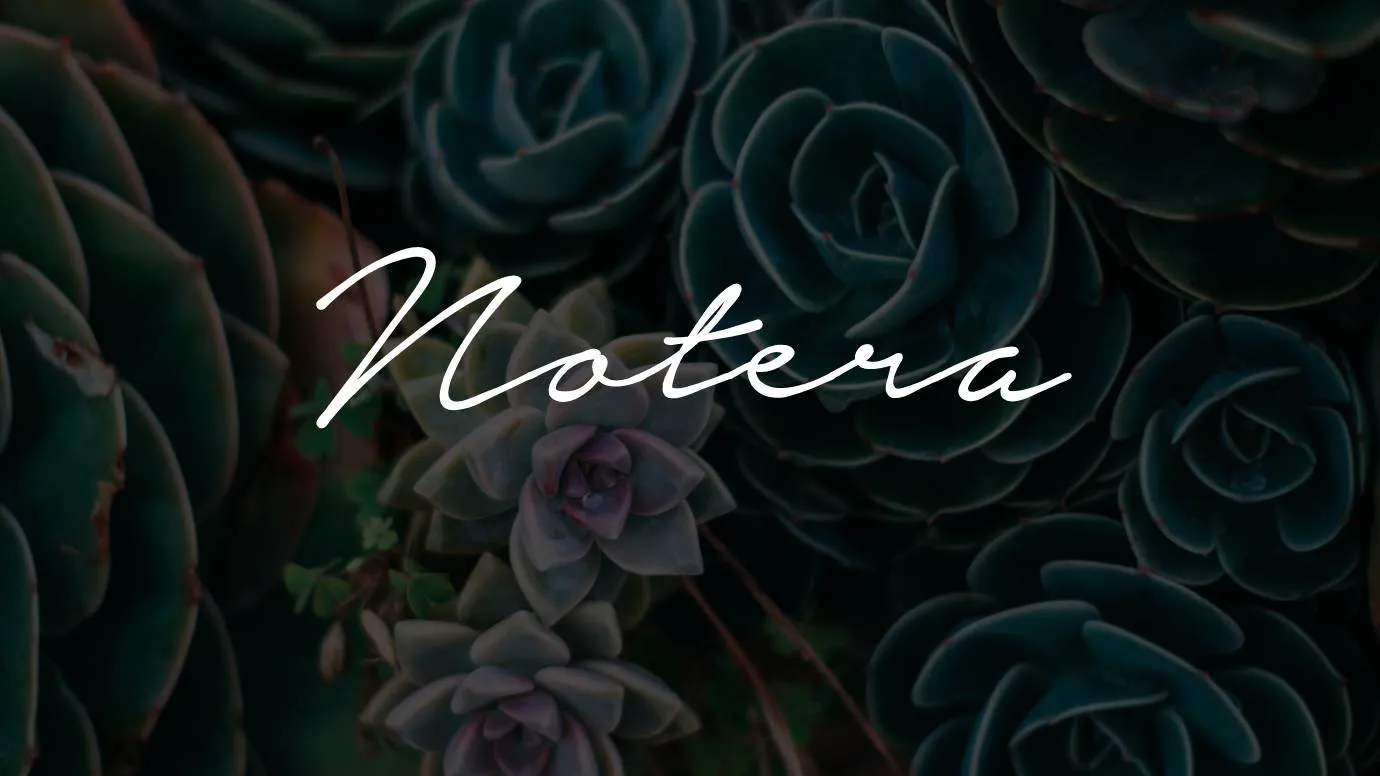 Notera Font Free Download