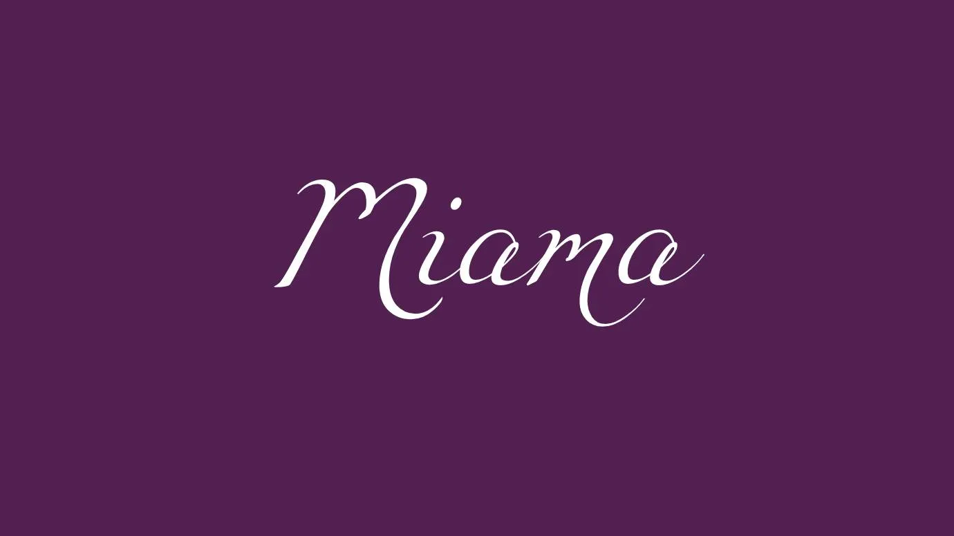 Miama Font Free Download