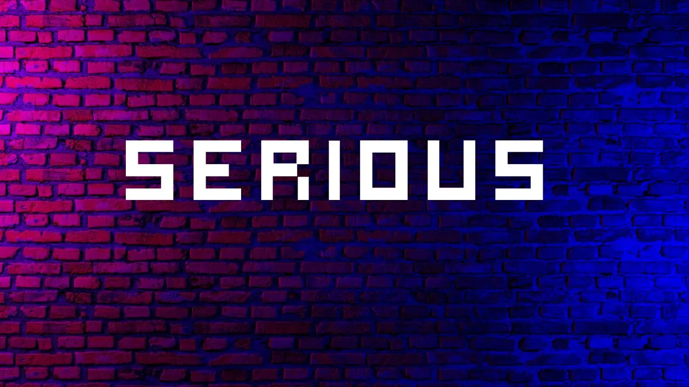 Serious Font Free Download